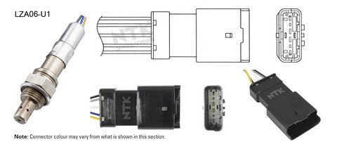 Buy NTK Oxygen Sensor - LZA06-U1 online @ Spark Plugs Direct